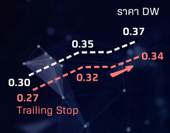 ไม่ขายหมู ไม่ติดดอย DW กับ Trailing Stop Order - หลักทรัพย์บัวหลวง
